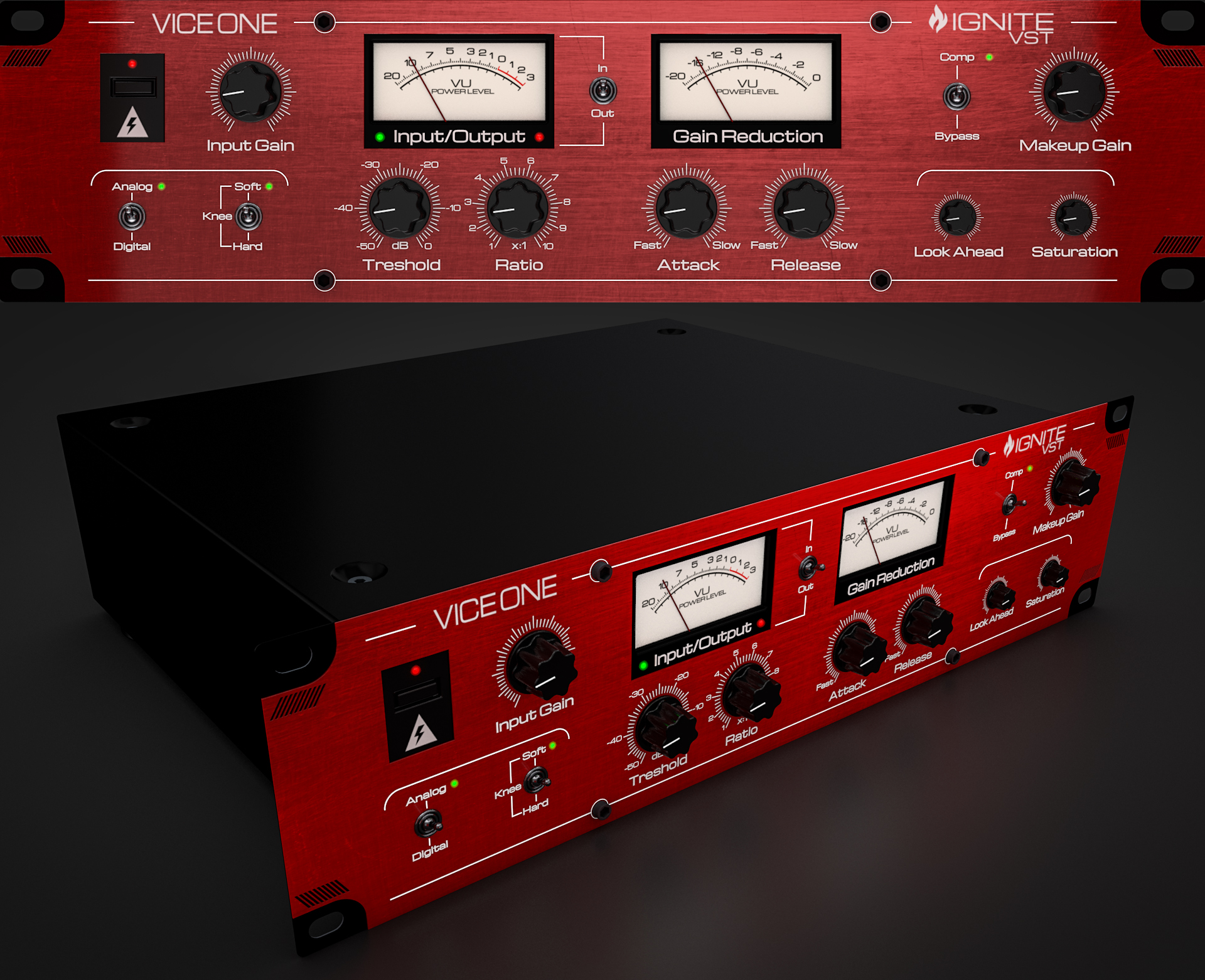 VICE ONE VST Plugin GUI @ NIKOMEDIA